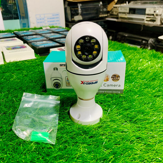 Speed-X Bulb Camera 1080p Wifi 360 Degree Panoramic Night Vision Two-W ...